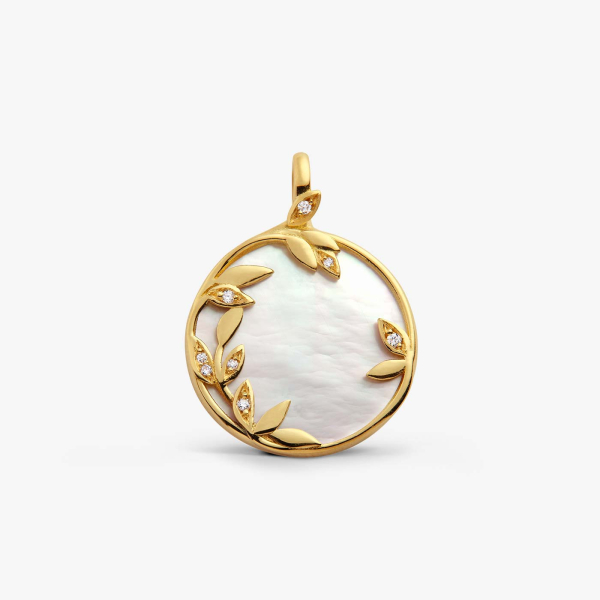 Médaille - Or Jaune - Diamant - 21mm - Les Allégories Daphné - Arthus ...