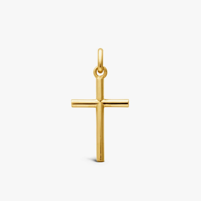 Pendentif croix Or jaune ou blanc 18 carats, nacre - Arthus-Bertrand - 1803
